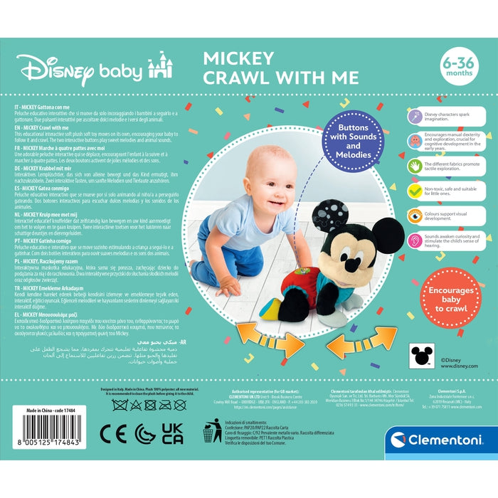 Baby Mickey Kruip met mij – Clementoni NL