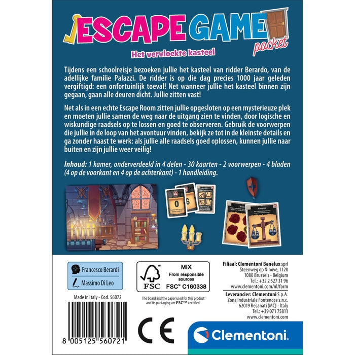 Escape Game - Het vervloekte kasteel – Clementoni NL